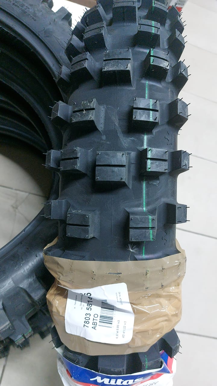 Покрышка Mitas Terra Force-EX XT (754 с зел. полосой) 120/90-18 Super ...
